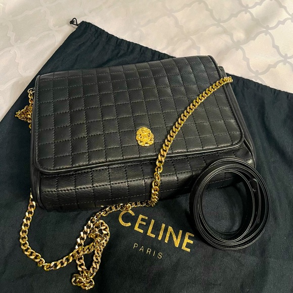 Celine | Bags | Authentic Vintage Celine Paris Bag Made In Italy M6 ...